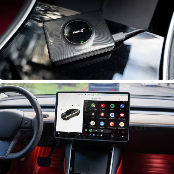 CarPlay Tesla Plug and Play – Sans fil, compatible Model 3/Y/S/X ...